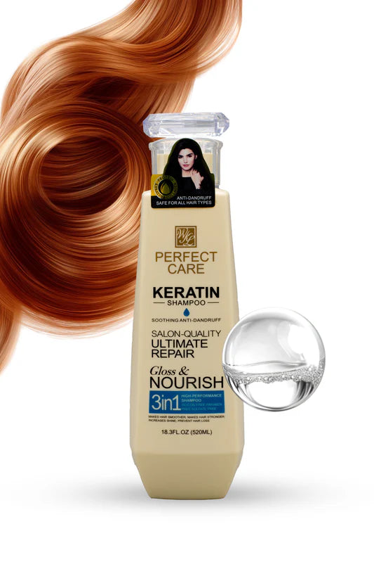 Wokali Perfect Care Keratin Shampoo 520ml – BECUTE.PK